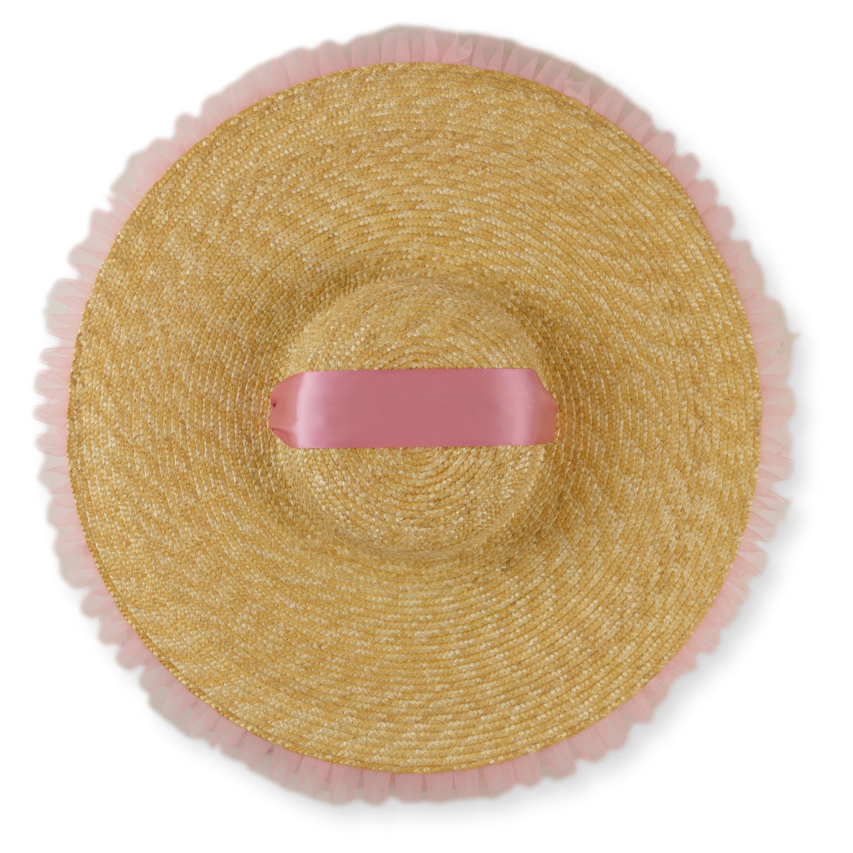 Rococo Ruffle Straw Hat (Large) – Elleni the Label