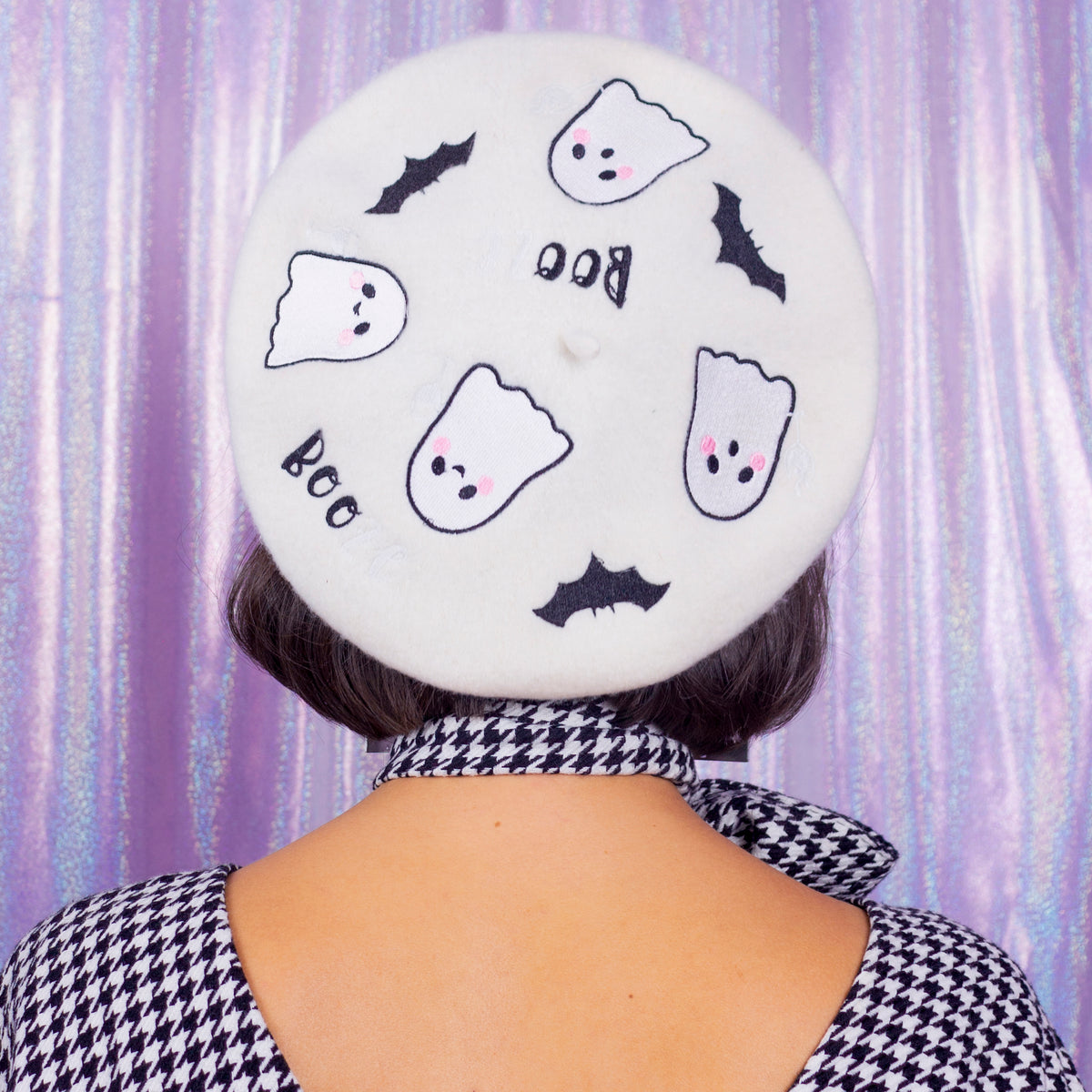 Boozy Ghosts Beret – Elleni the Label